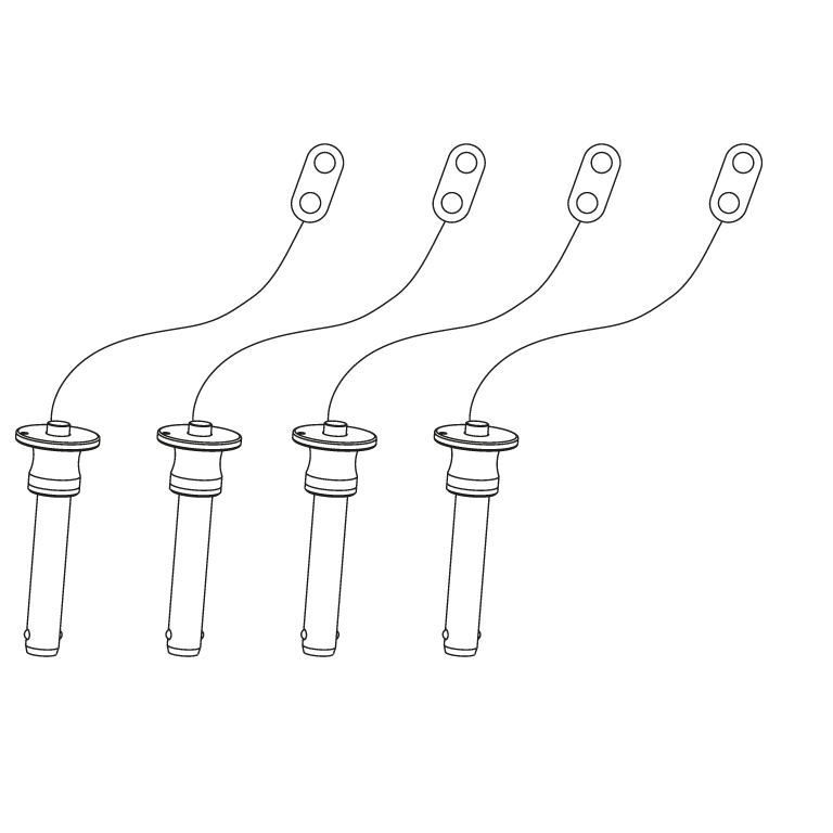 QL-PIN 008 QUICK LOCK PIN KIT - TT Audio